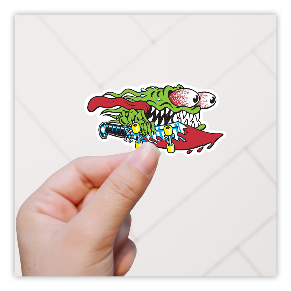 Santa Cruz Meek Slasher Die Cut Sticker (777) – Pink Pineapple Works